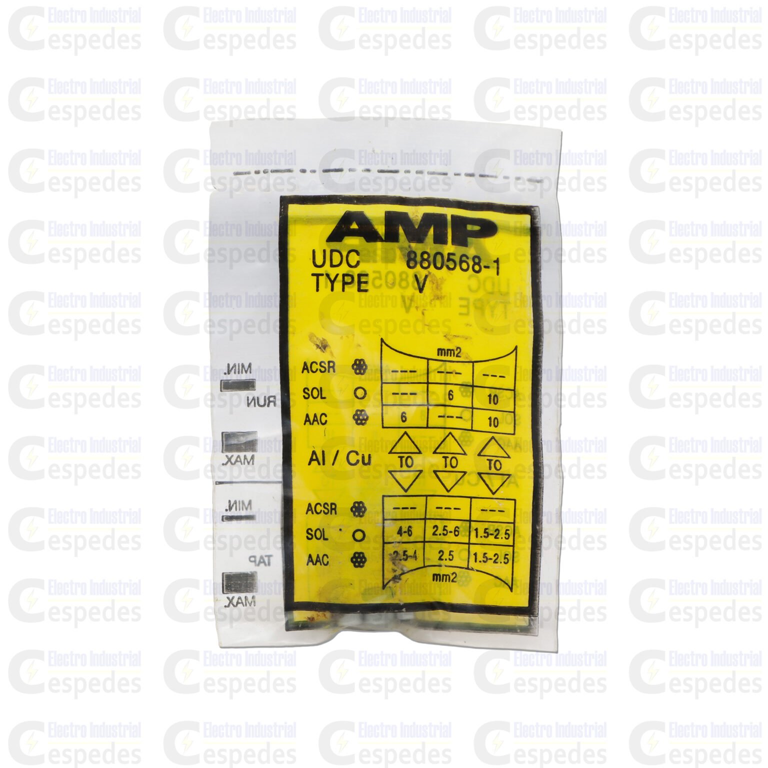 CONECTOR UDC (CUÑA) TIPO V | Electro Industrial Cespedes